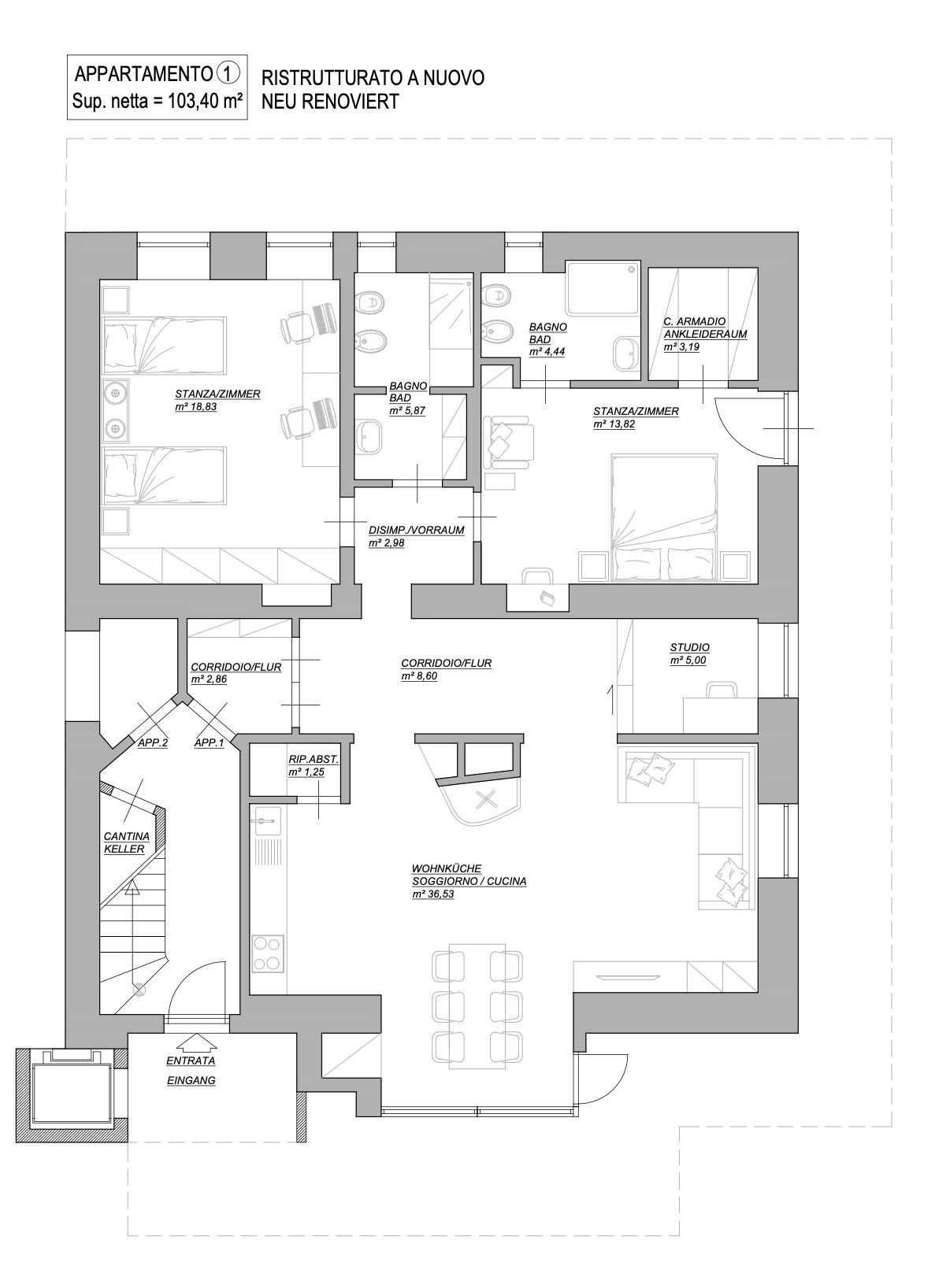 Merano, via San Valentino - Two Exclusive Units and Private Land ...